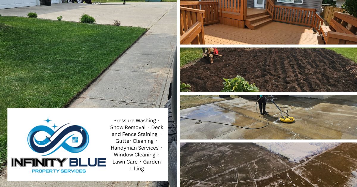 Edmonton Window Cleaning | Infinity Blue Property Services | Pressure ...
